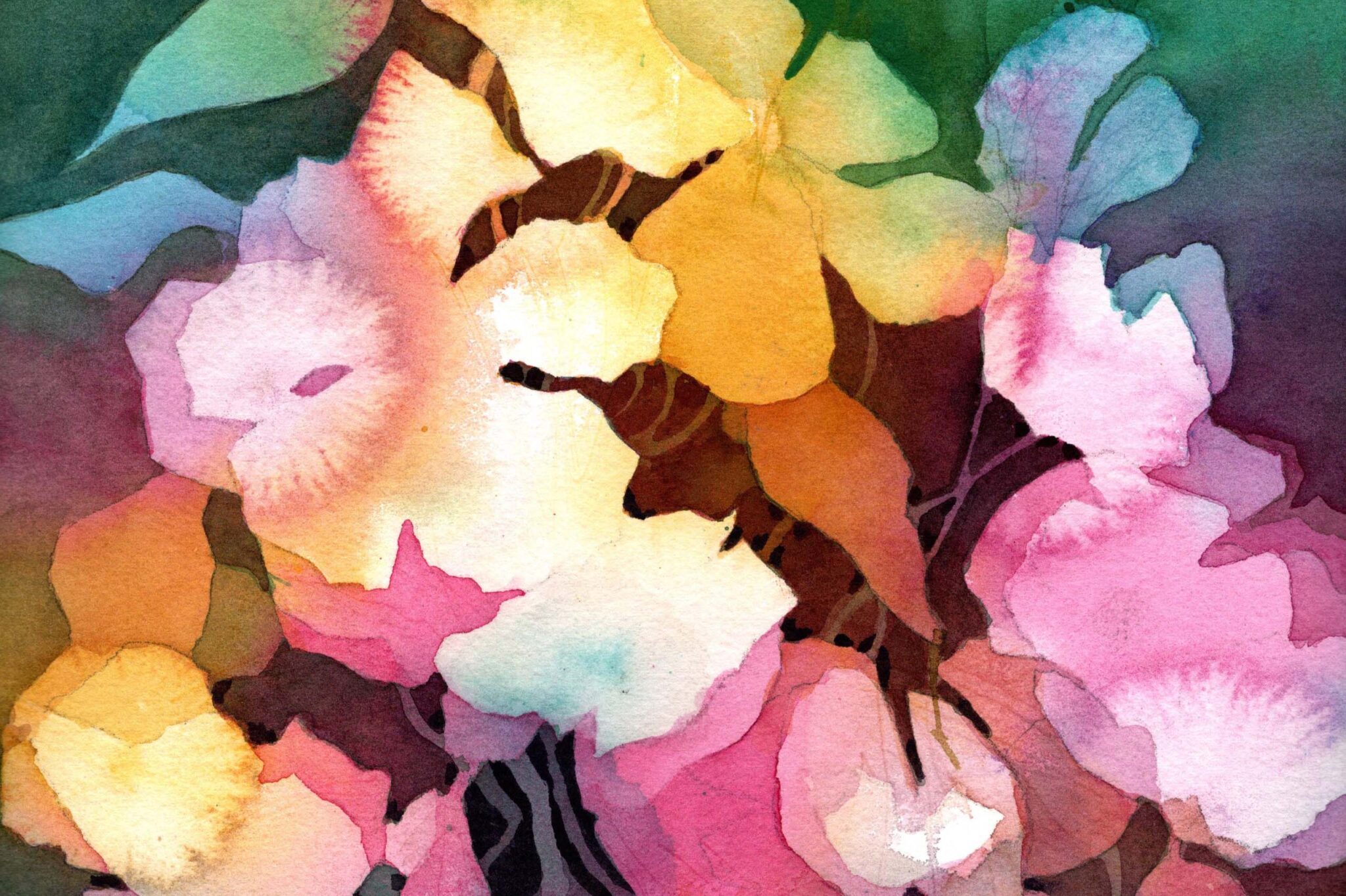 Painting with Negative Space - Descanso Gardens